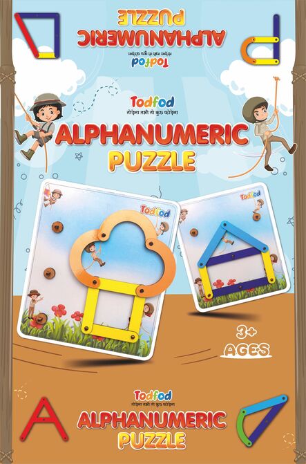 Alphanumeric Puzzle for Kids | Alphabet & Number Learning Puzzle