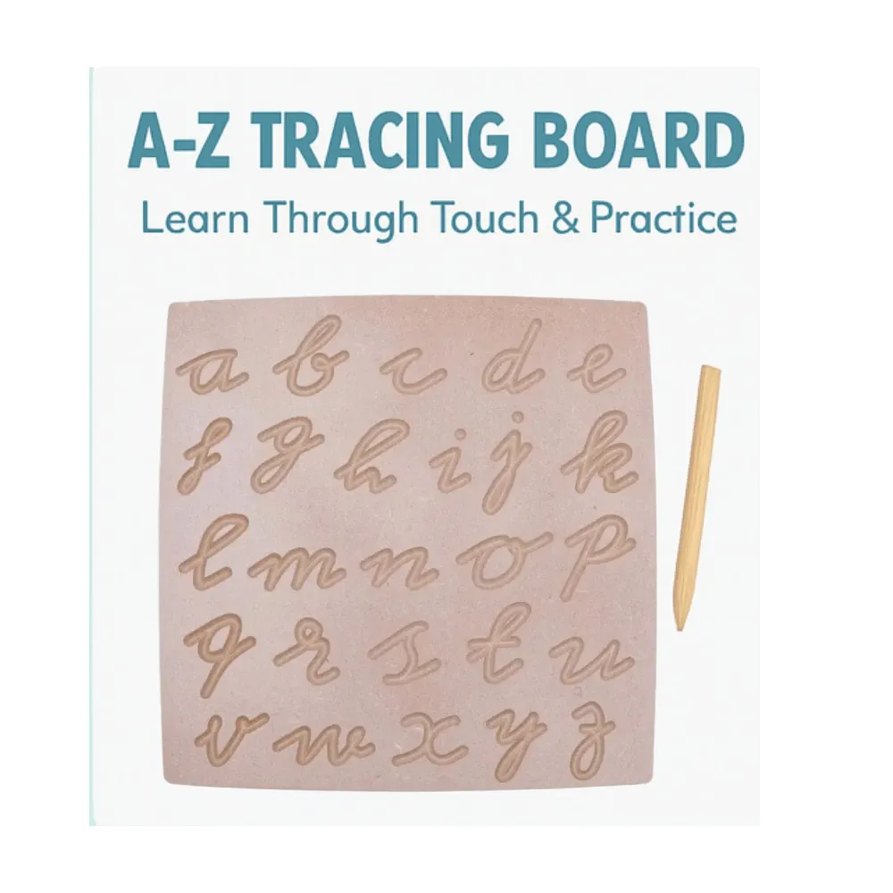 A-Z Alphabet wooden Tracing Board for Kids