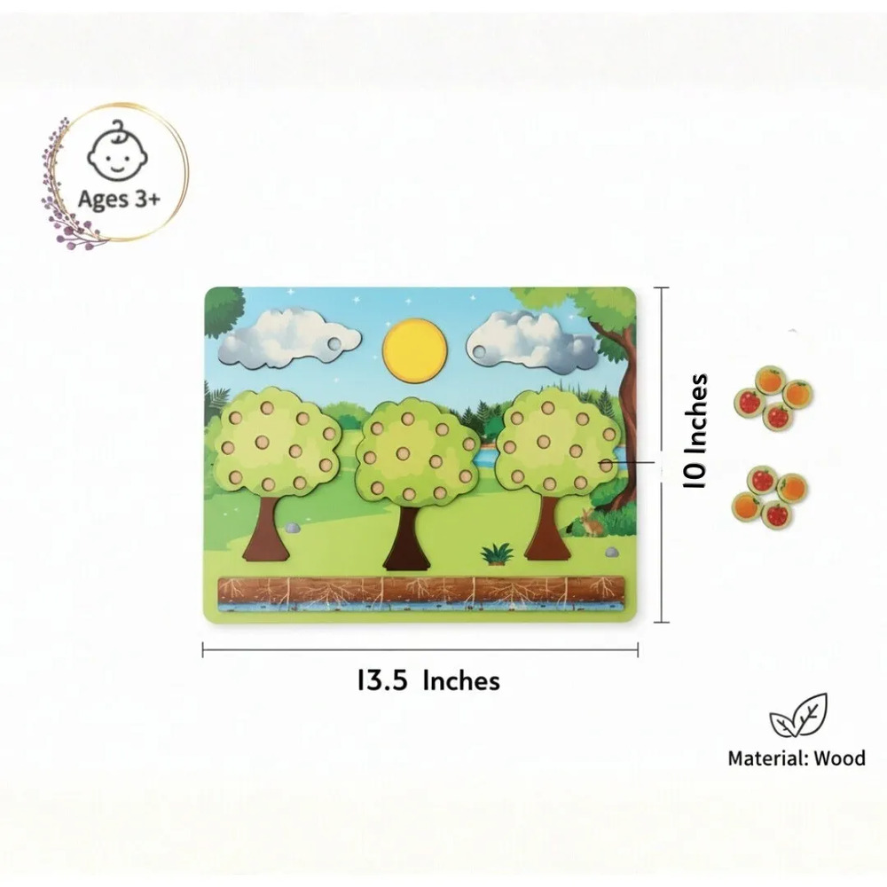 Wooden Environmental Theme Puzzle – Eco Learning Educational Toy